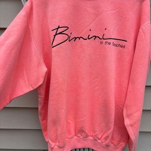 Vintage 1990's BIMINI in the Beaches Crewneck Sweatshirt, Vintage ...