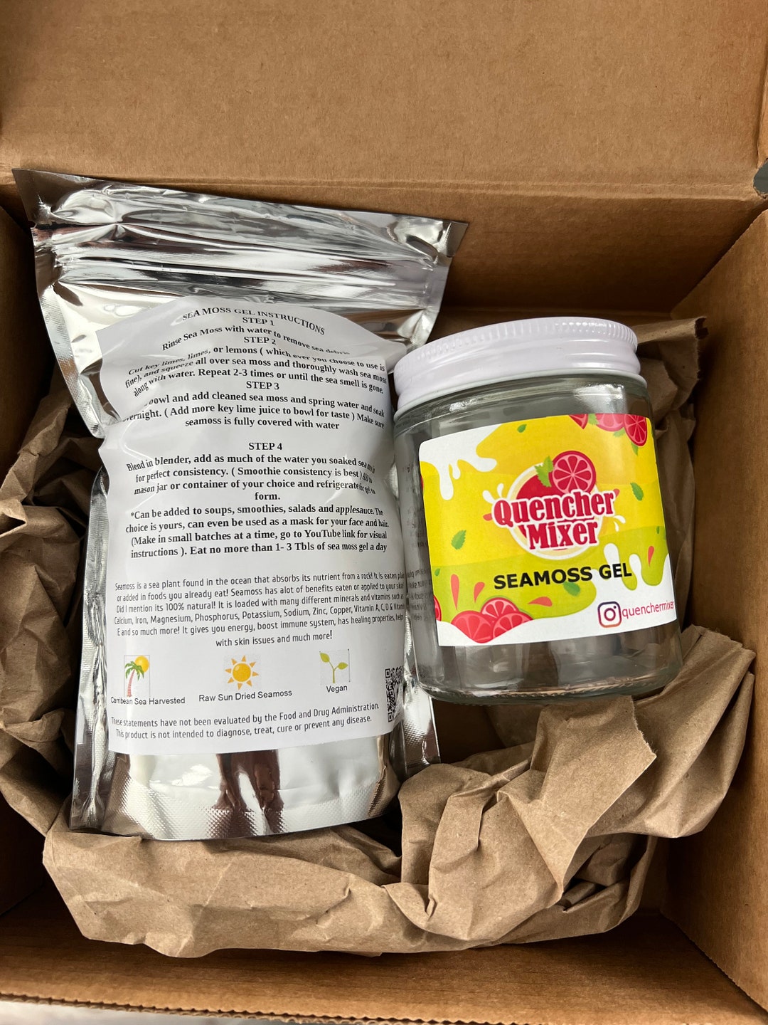 DIY Sea Moss Gel KIT Quencher Mixer - Etsy