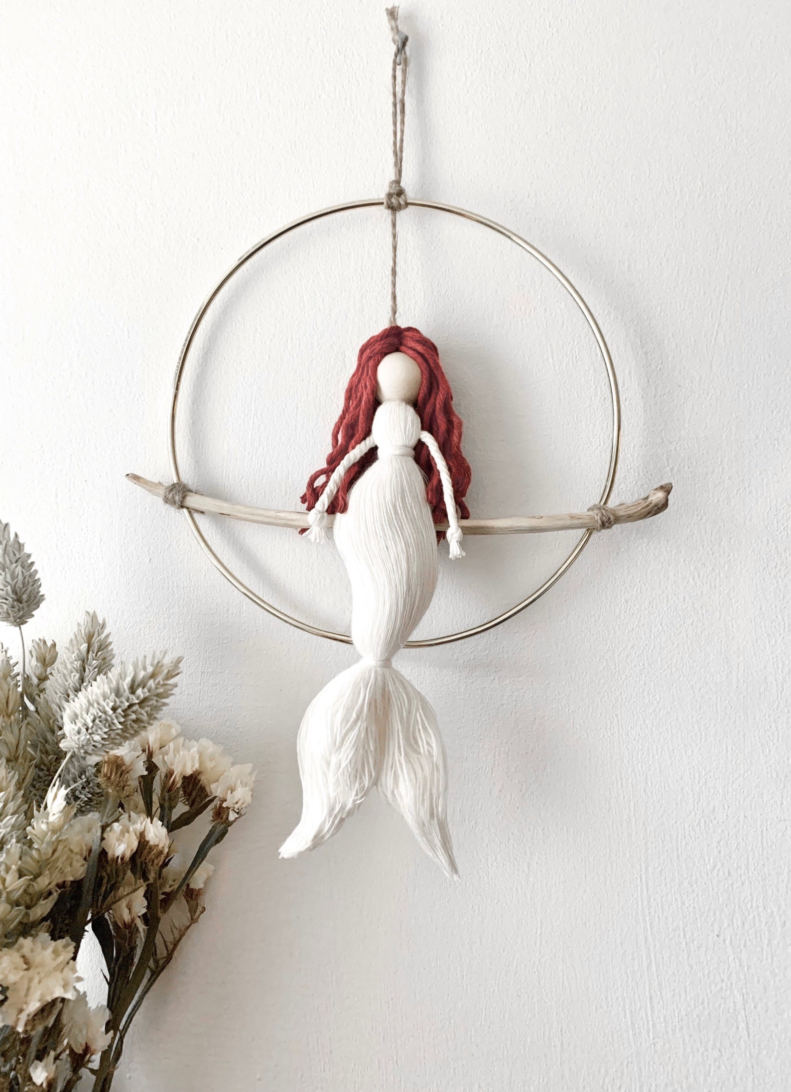 Macramé Mermaids Fibre Art Macramé Doll - Etsy