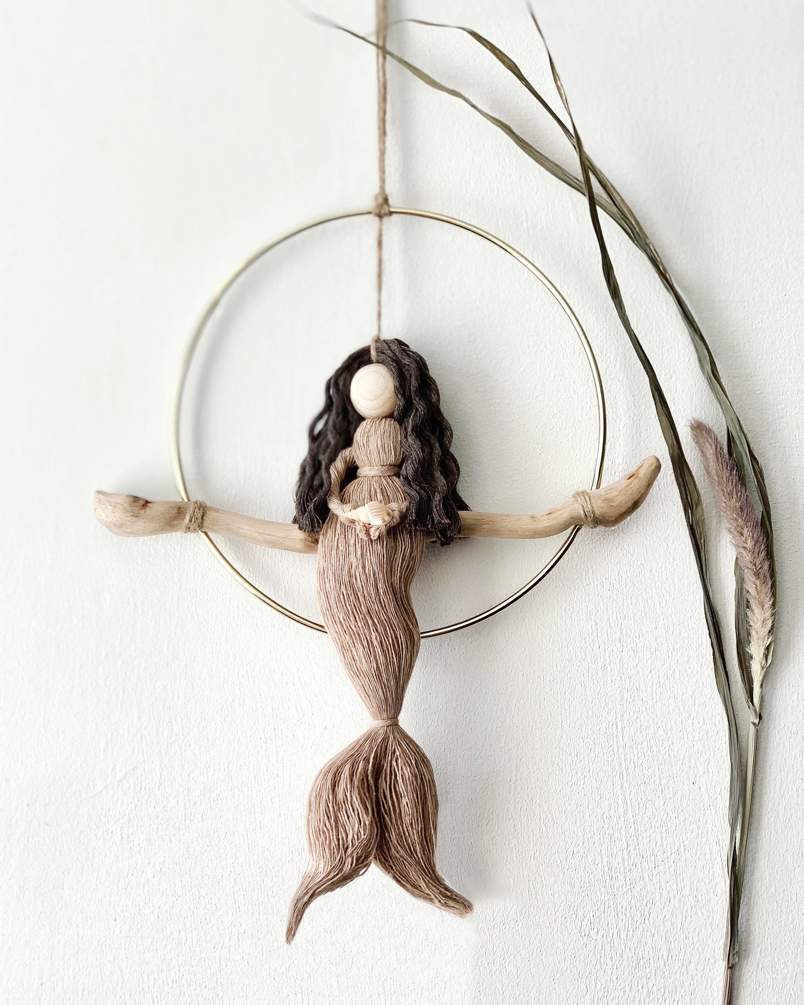 Macramé Mermaids Fibre Art Macramé Doll - Etsy