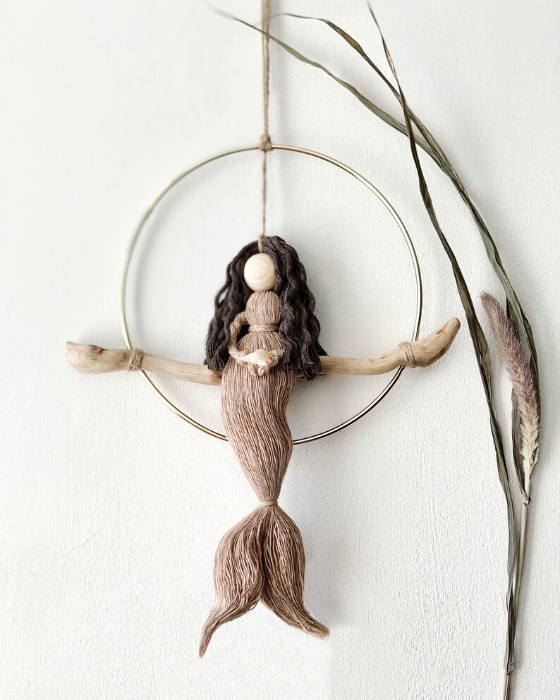Macramé Mermaids Fibre Art Macramé Doll - Etsy