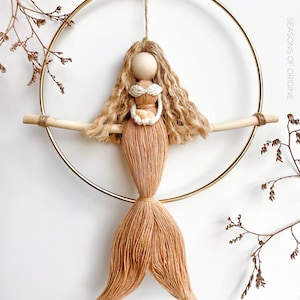 Macramé Mermaids With Seashell Bra - Etsy