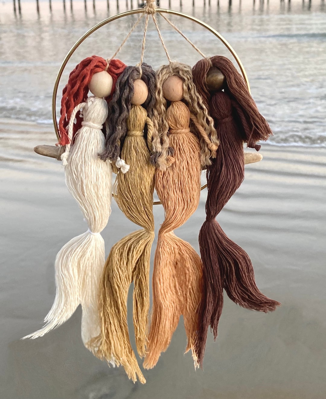 Macramé Mermaids Fibre Art Macramé Doll - Etsy