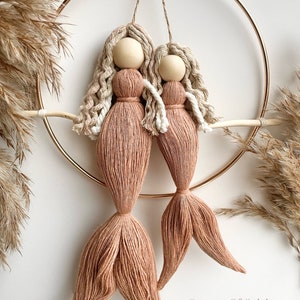 Macramé Mermaids | Fibre Art | Macramé Doll - Etsy