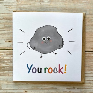 Graduation Card, End of Year, You Rock, Congratulations, Congrats, Well ...