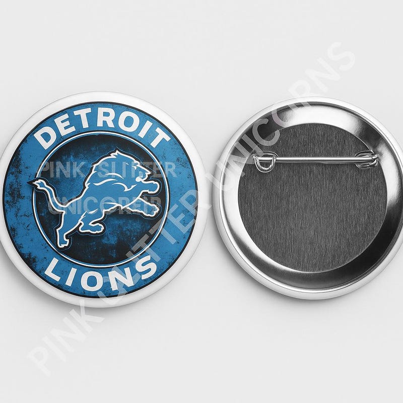 Detroit Lions Pins - Etsy