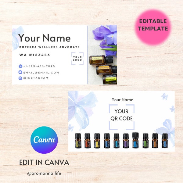 Doterra Business Cards - Etsy