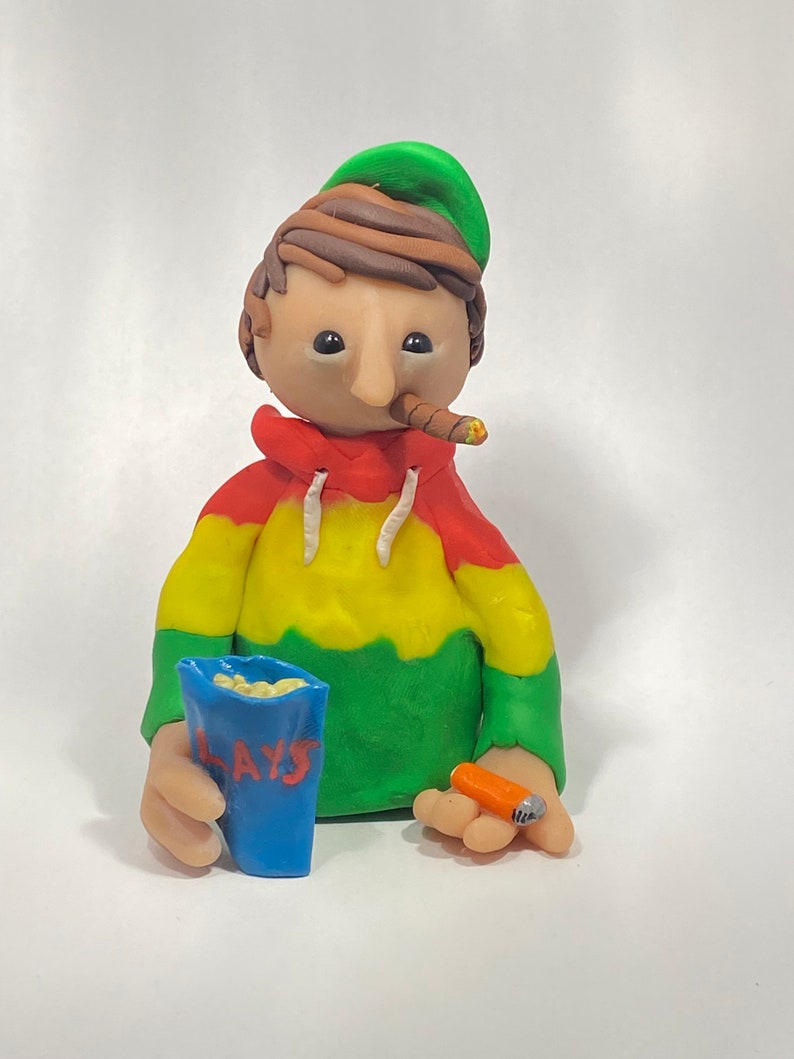 Stoner Guy Polymer Figure - Etsy