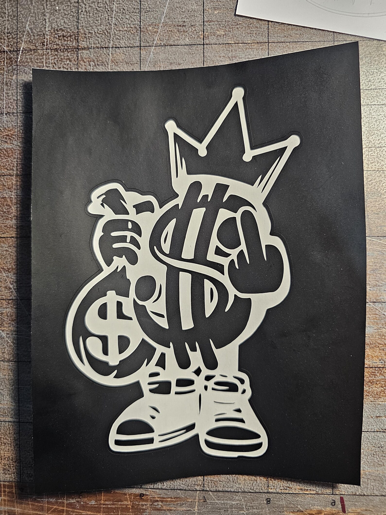 King Money Decal - Etsy