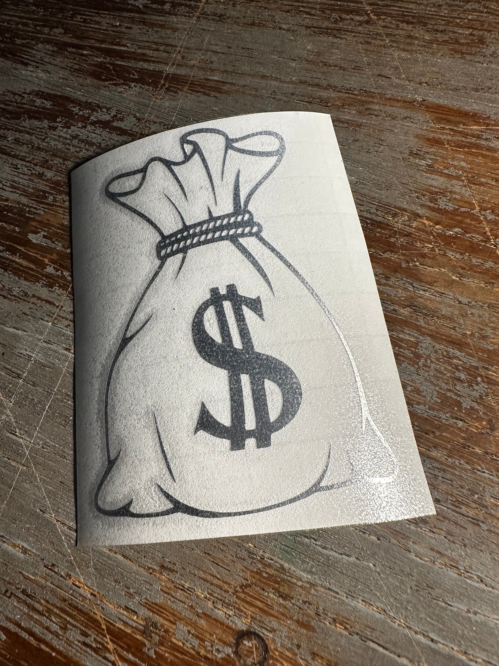 Money Bag Decal - Etsy
