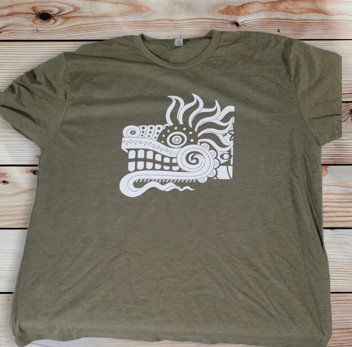 Aztec Warrior Quetzalcoatl Custom T-shirt - Etsy