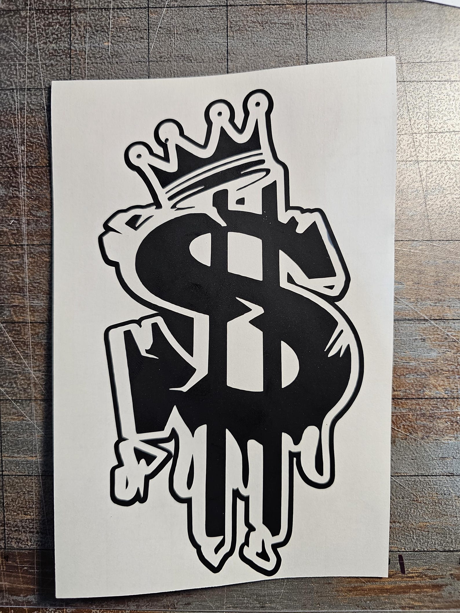 King Cash Decal - Etsy