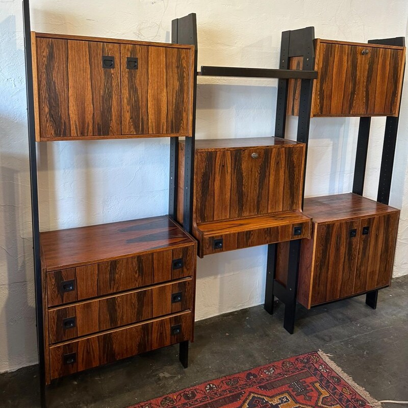 Mid Century Wall Unit - Etsy