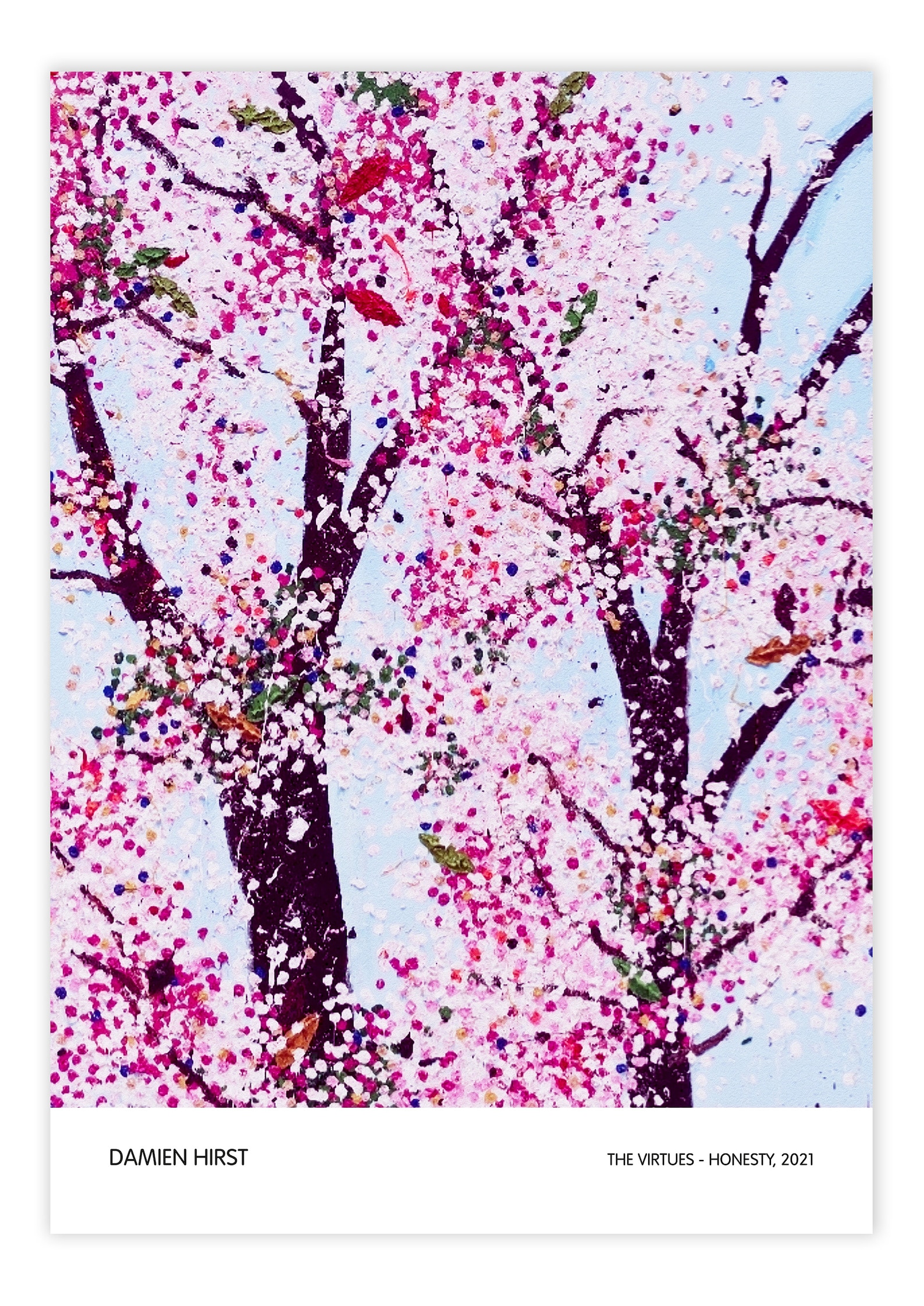 Blossom Tree Poster. Damien Hirst, the Virtues – Honesty 2021 Art Print ...