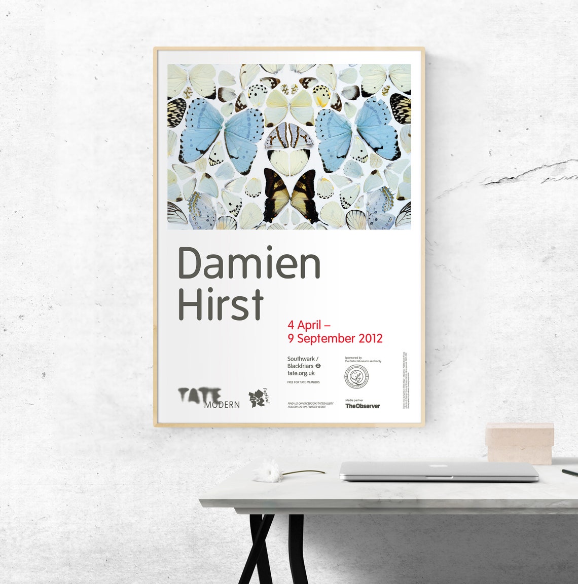 Damien Hirst Art. Rare and Original Print. Butterflies by - Etsy