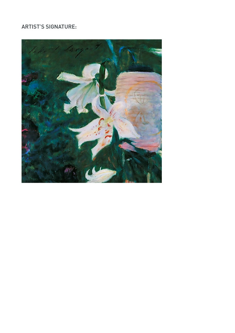 Carnation, Lily, Lily, Rose by John Singer Sargent, Poster Print ...