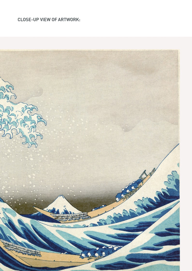 Hokusai, the Great Wave – 1830, Japan. Museum Quality, Poster Art Print ...