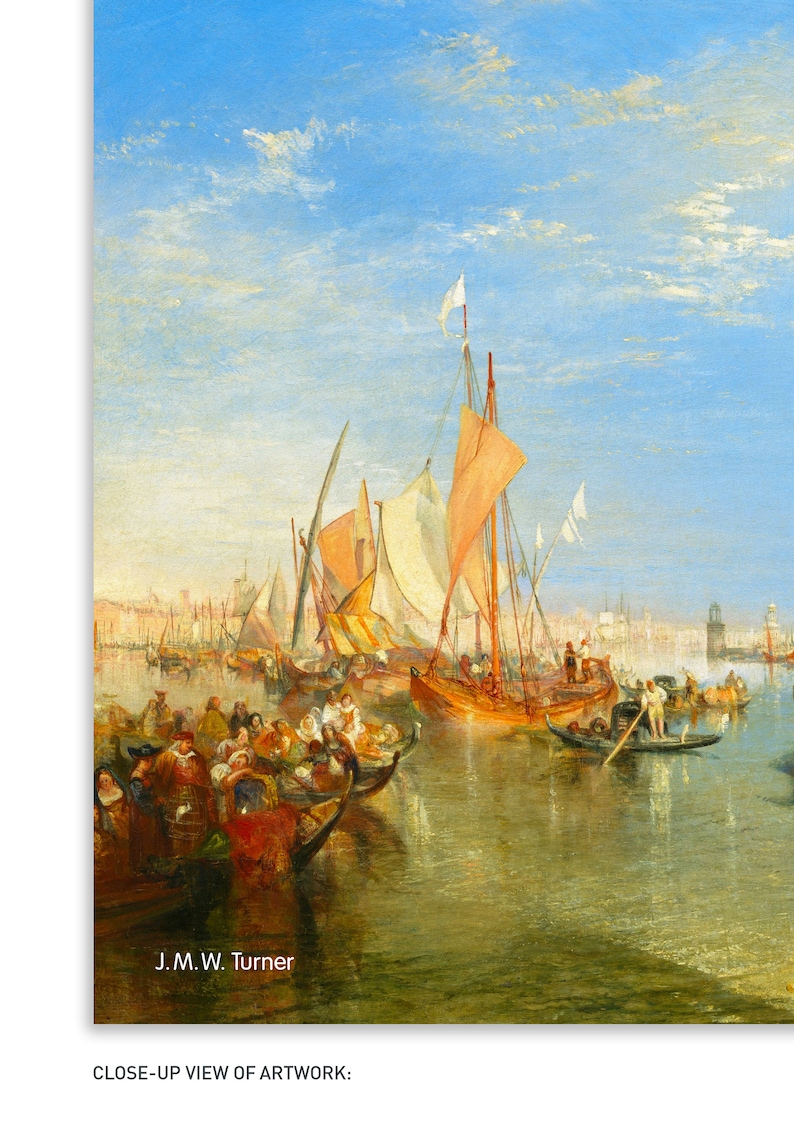 Venice van William Turner. - Etsy België