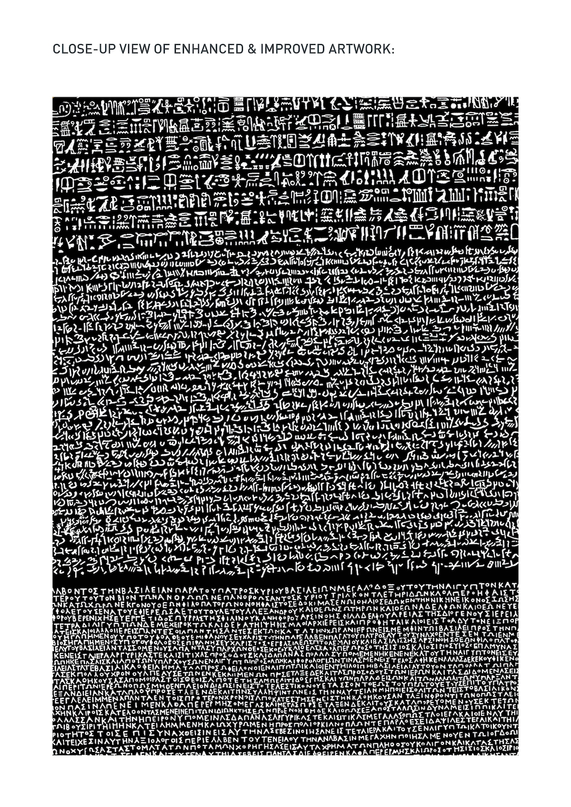 Rosetta Stone Poster Print: Egyptian Art From the British Museum - Etsy