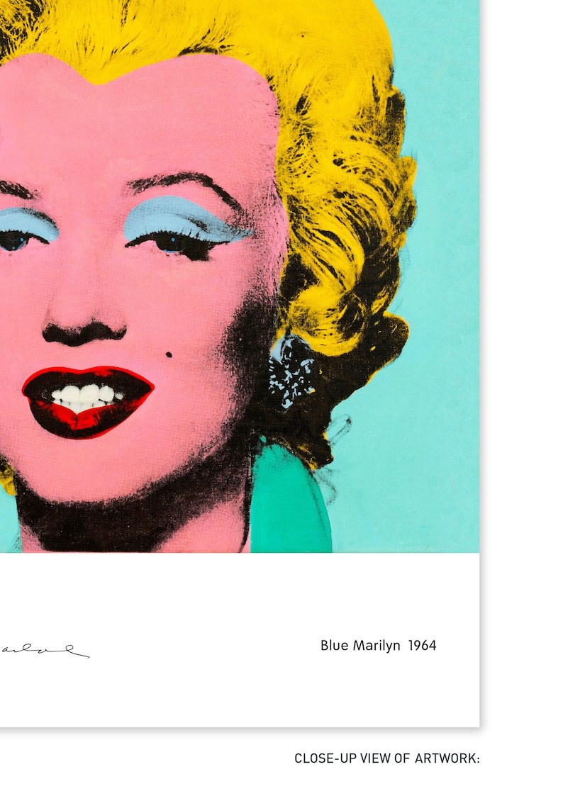 Andy Warhol, Shot Sage Blue Marilyn, 1964, Print. Either A3, A2 or A1 ...