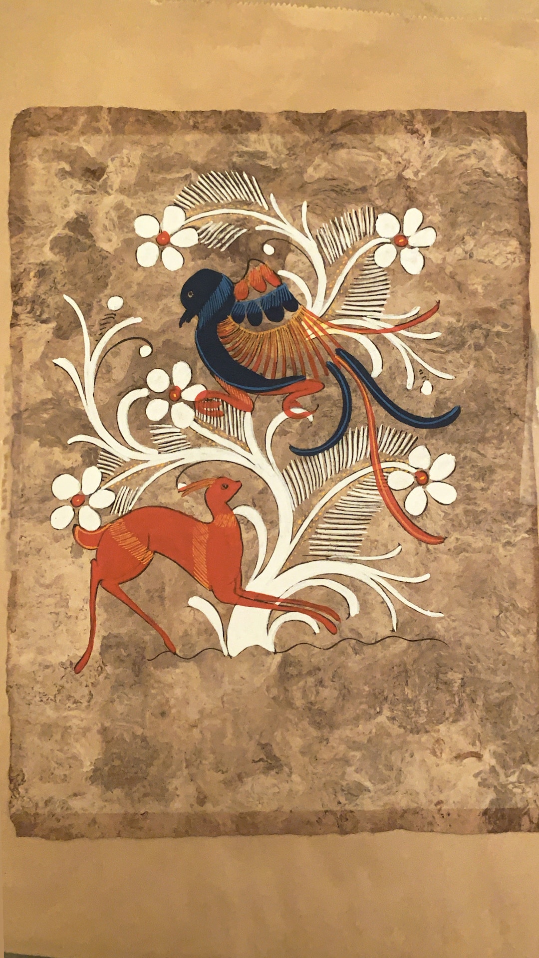 Vintage Amate Bark Original Mexican Folk Art Painting - Etsy