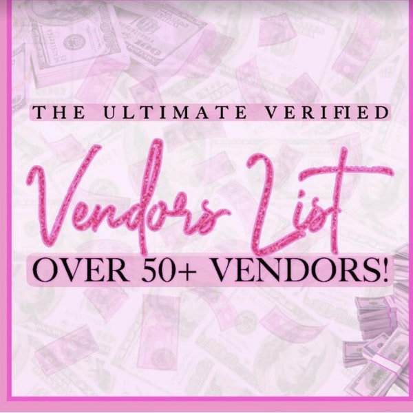 Wholesale Vendors - Etsy