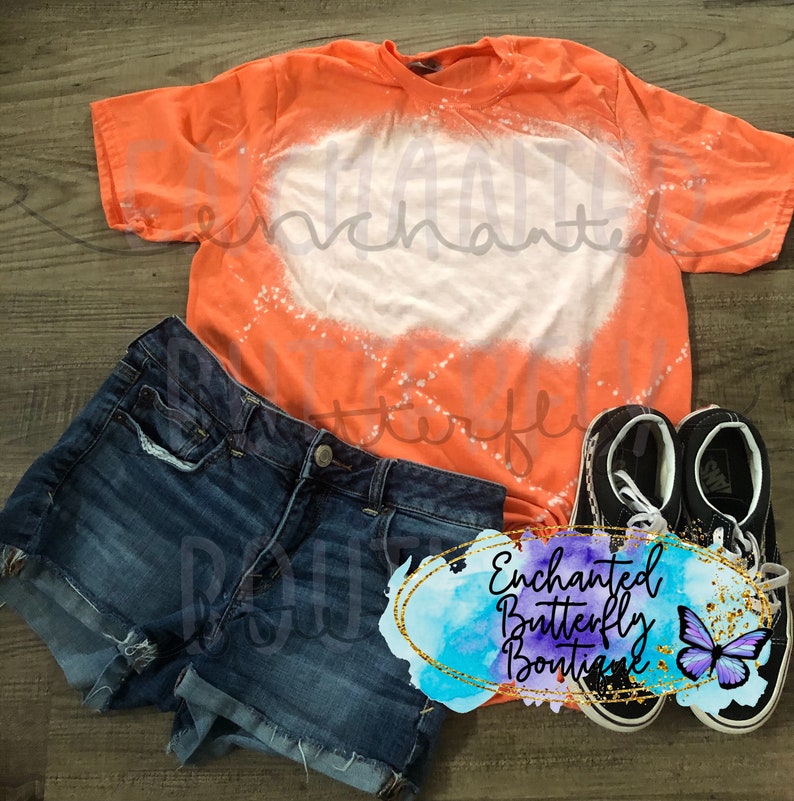 Orange Bleached Sublimation Gildan Softstyle G640 Heather - Etsy