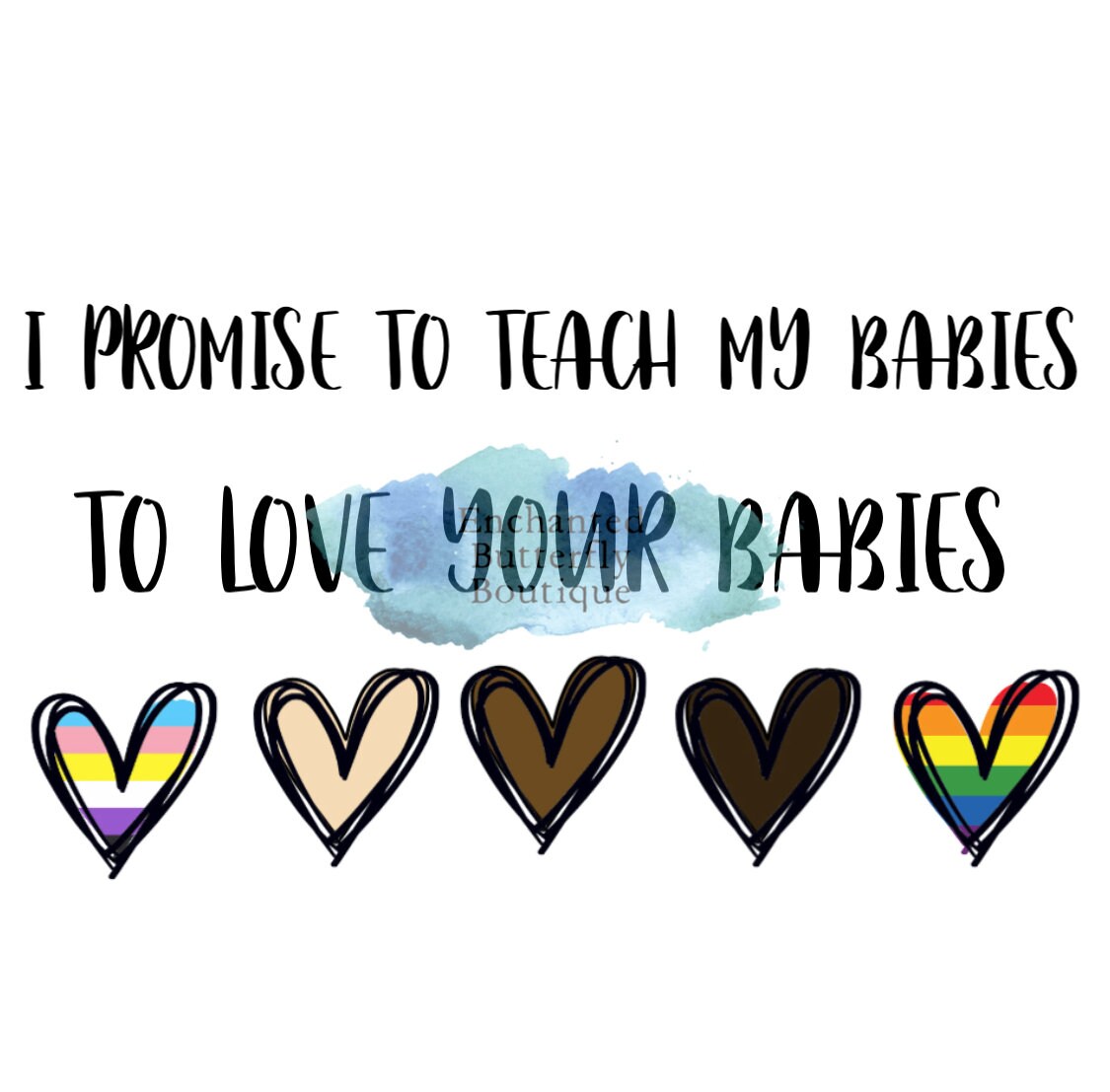 I Promise to Teach My Babies to Love Your Babies - Etsy