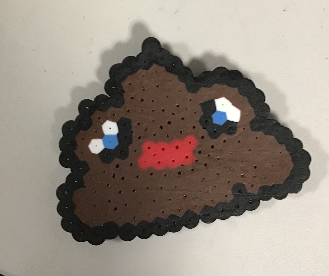 Poop Emoji Perler Bead - Etsy
