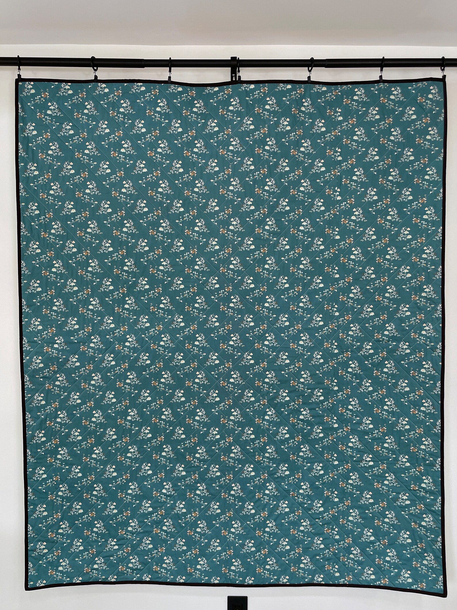 Modern Graphic Quilt Retro Plaid Quilt Minimalist Throw Handmade ...