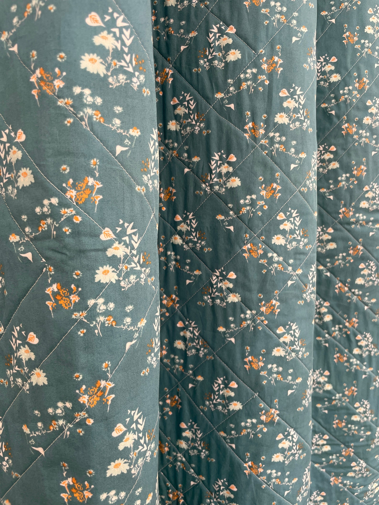 Modern Graphic Quilt | Retro Plaid Quilt | Minimalist Throw | Handmade ...