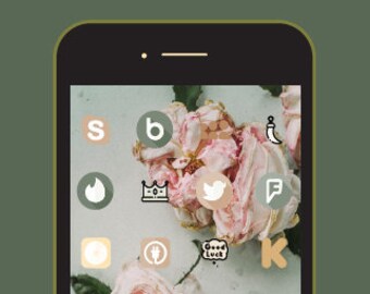 Cottage Core Icons - Etsy