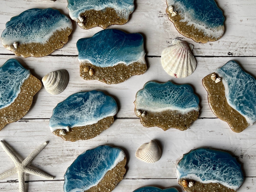 ASSORTED Beach Magnet Ocean Beach Home Decor Ocean Beach Waves Ocean ...