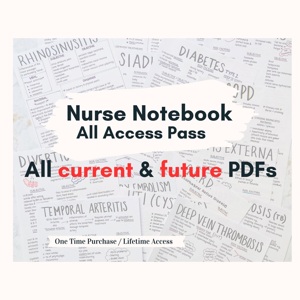 Nurse Notebook All Access Pass. Entire Store Includes All Current and ...