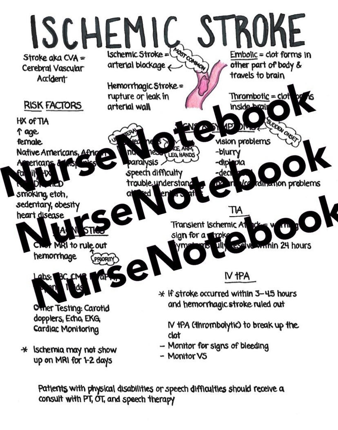 Stroke Quick Clinical Guide for Nursing Students,nurse Practitioners ...