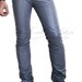 Steel Grey Color Leather Skinny Pipes Drainpipe Skintight Leather Jeans ...