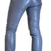 Steel Grey Color Leather Skinny Pipes Drainpipe Skintight Leather Jeans ...