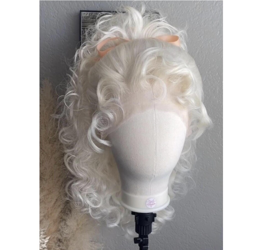 Big Blonde Curly Volume Wig With Hand-sewn Hairline for Drag, Burlesque ...