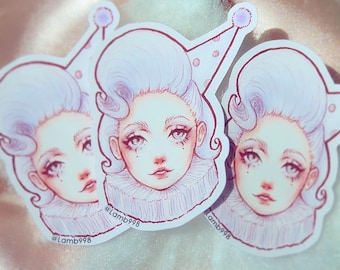 Pierrot Stickers - Etsy
