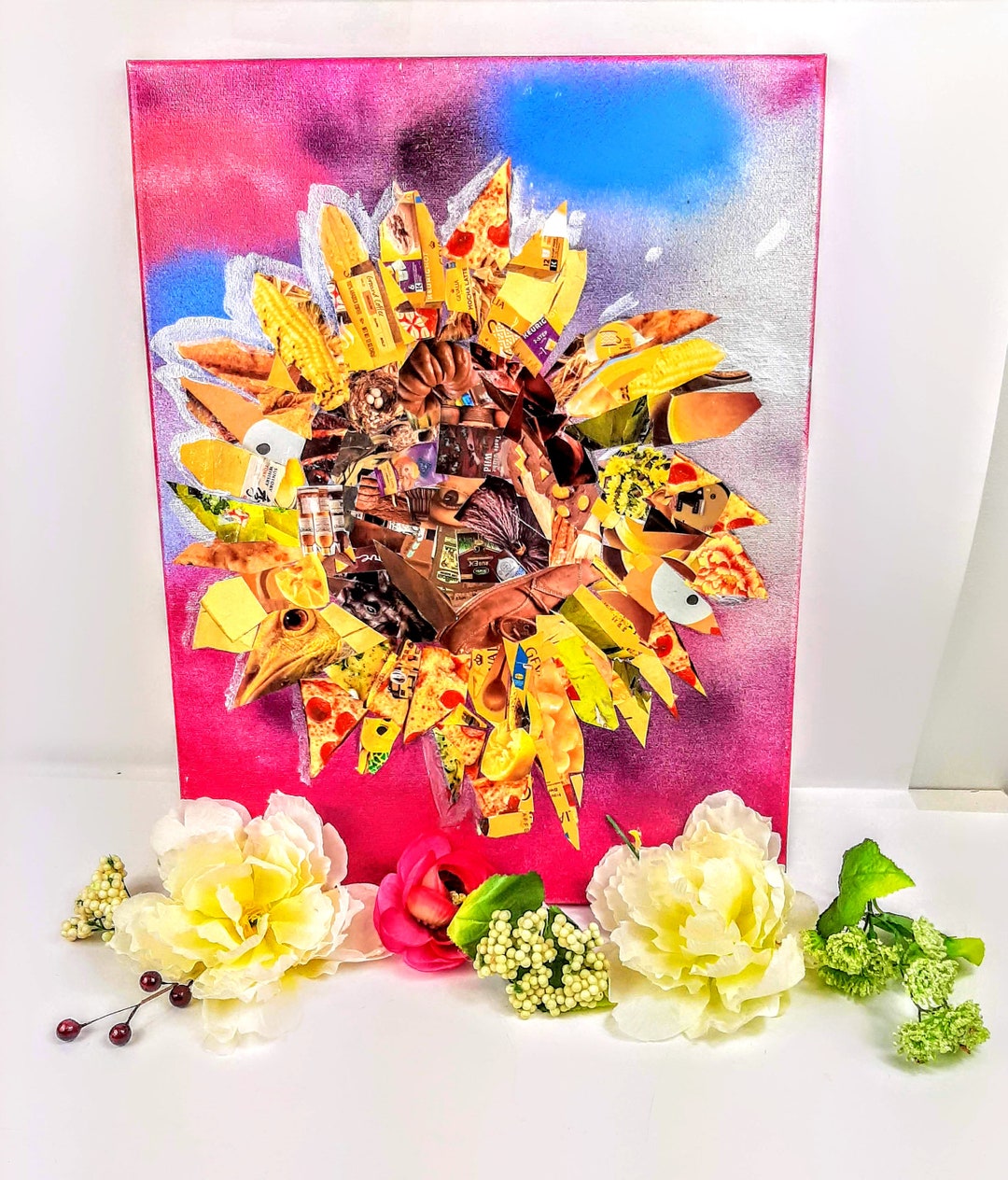 Sunflower Magazine-acrylic on Canvas-flowers Are NOT Included - Etsy