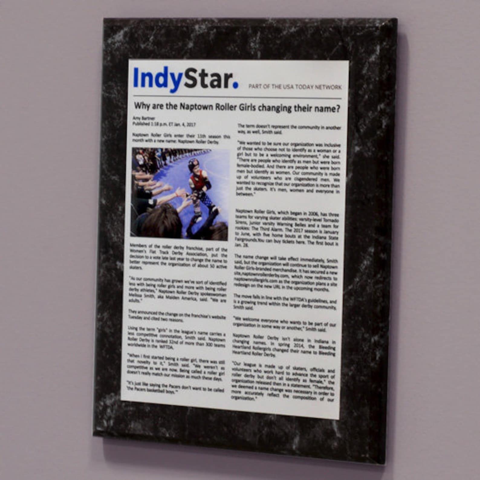 Personalized Newspaper Plaque - Simply Provide the Article and Optional ...