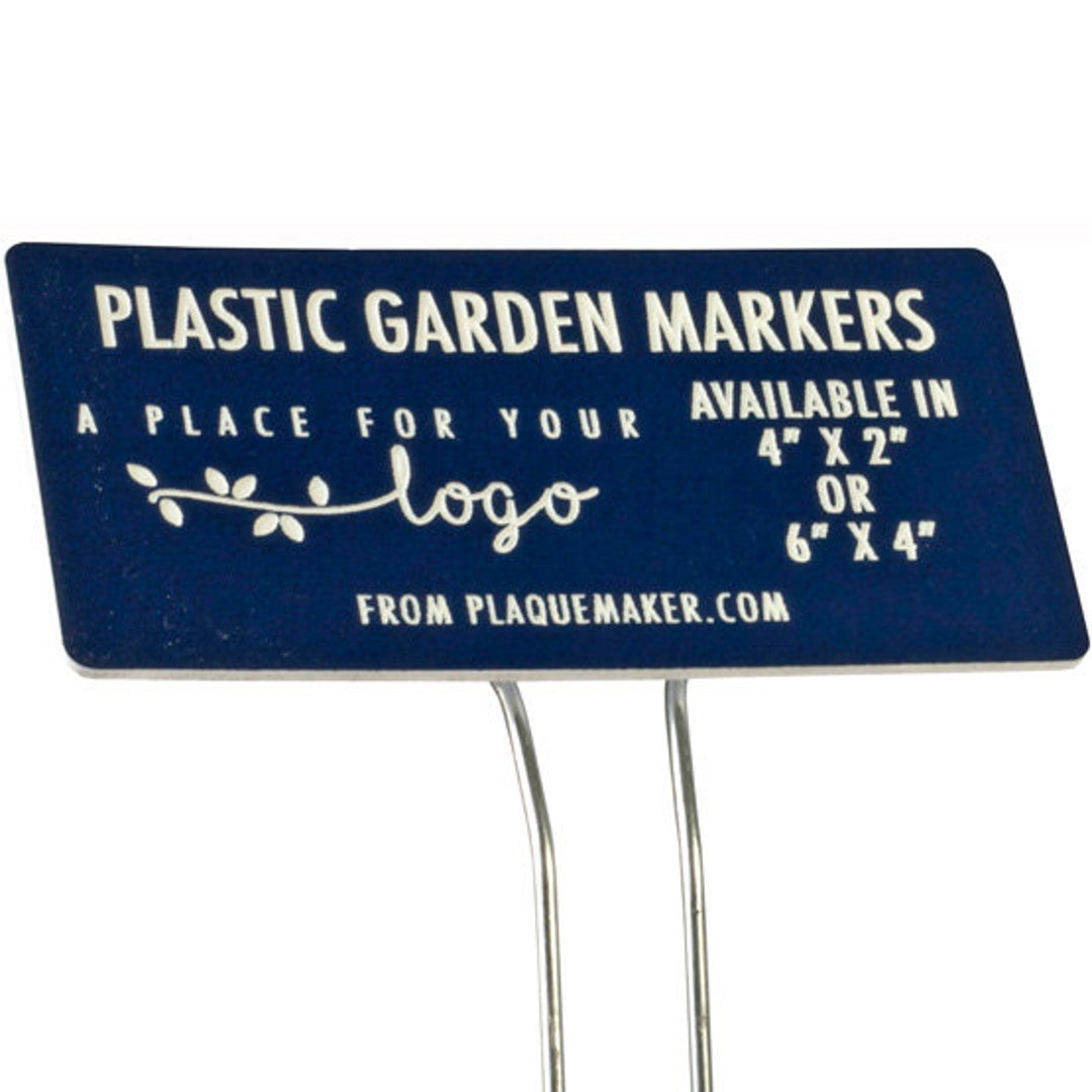 Plastic Garden Signs - Can Be Used to Label Plants, Flowers and Produce ...