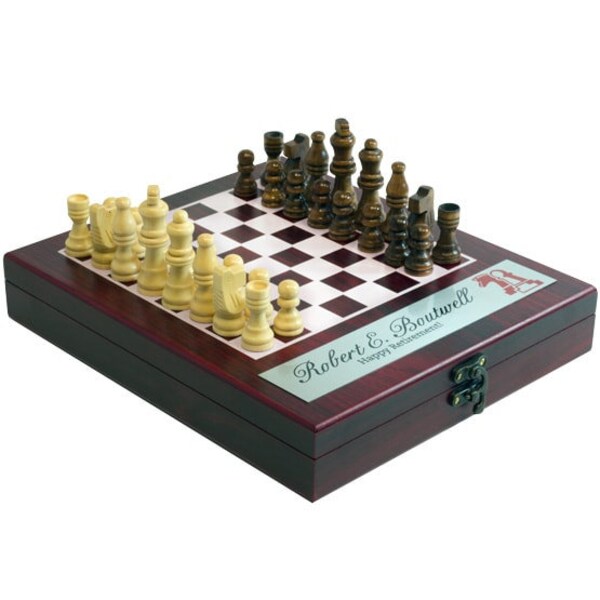 Custom Chess Board With Logo - Etsy