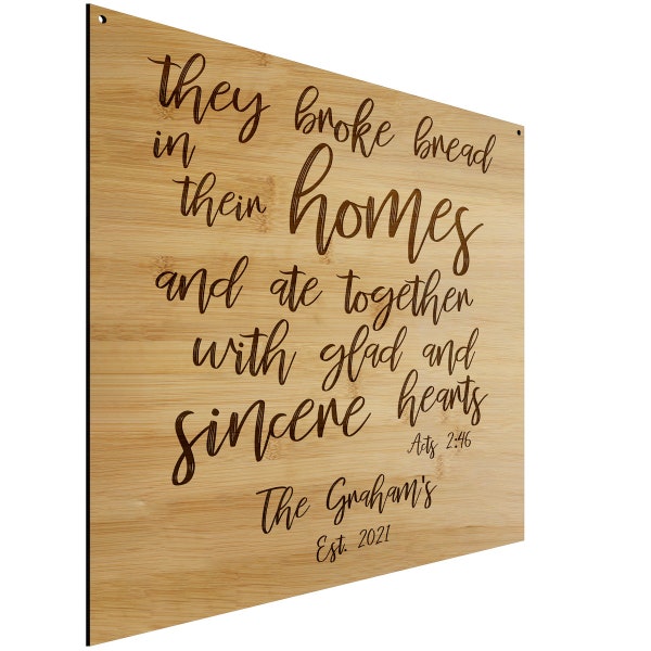 Break Bread Sign - Etsy
