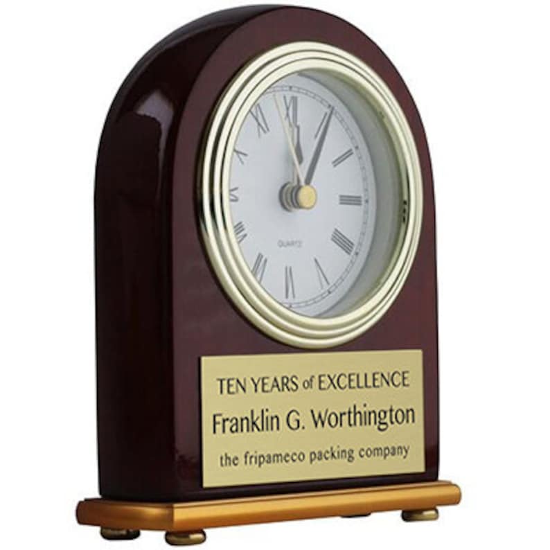 Personalized Retirement Anniversary or Milestone Event Clock - Include ...