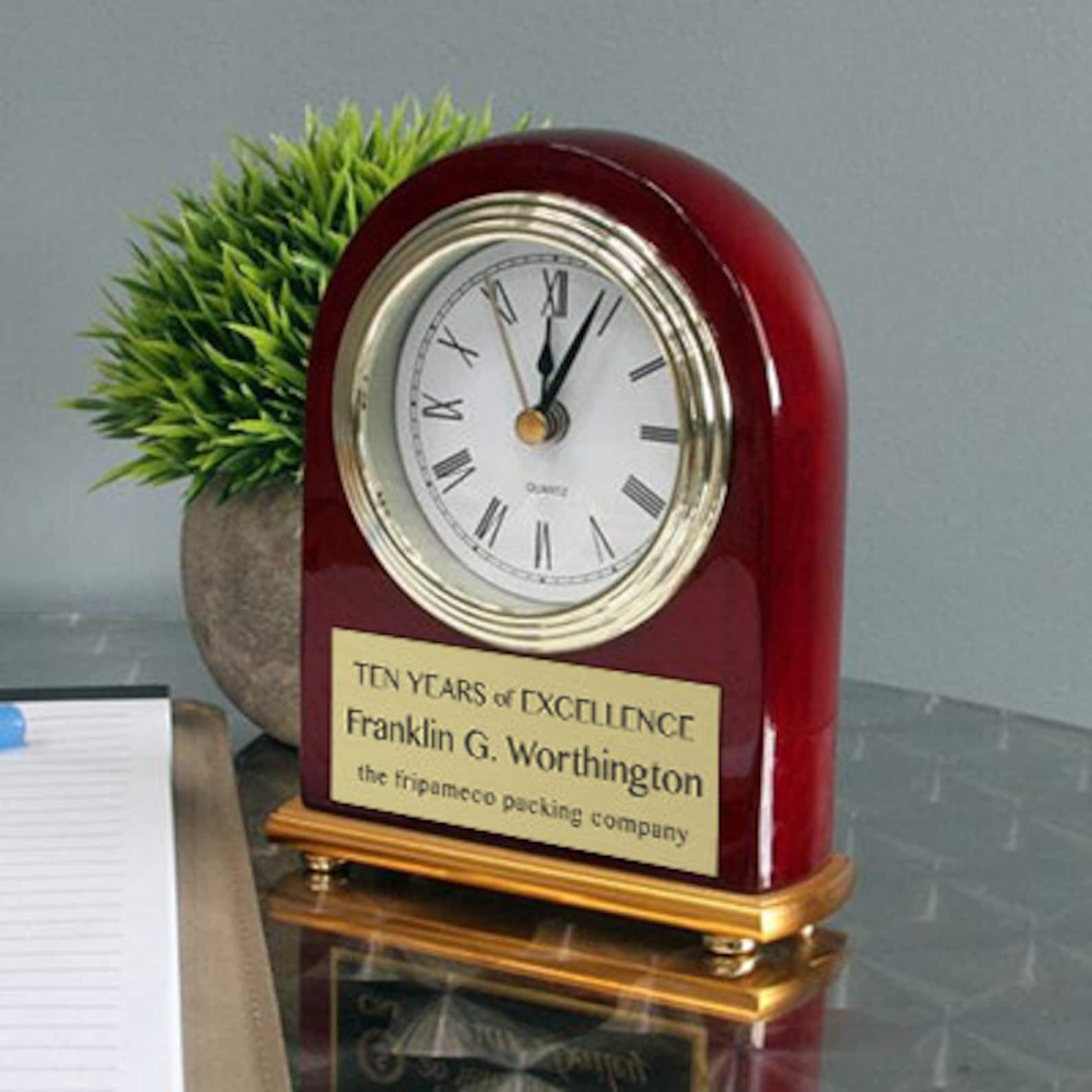 Personalized Retirement Anniversary or Milestone Event Clock - Include ...