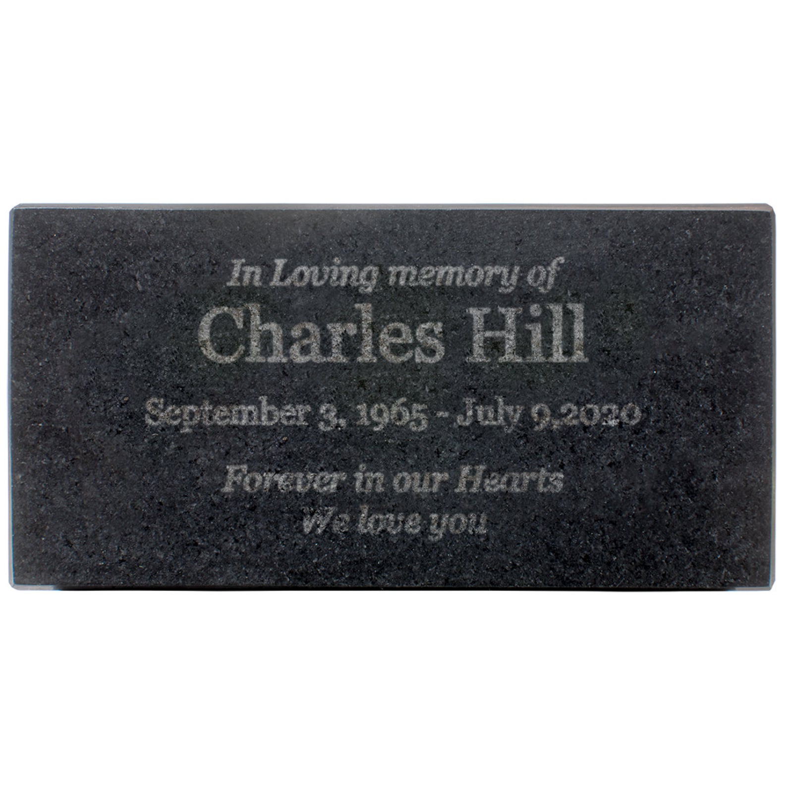 Easy Design - in Loving Memory Memorial - Just Enter the Name and Dates ...