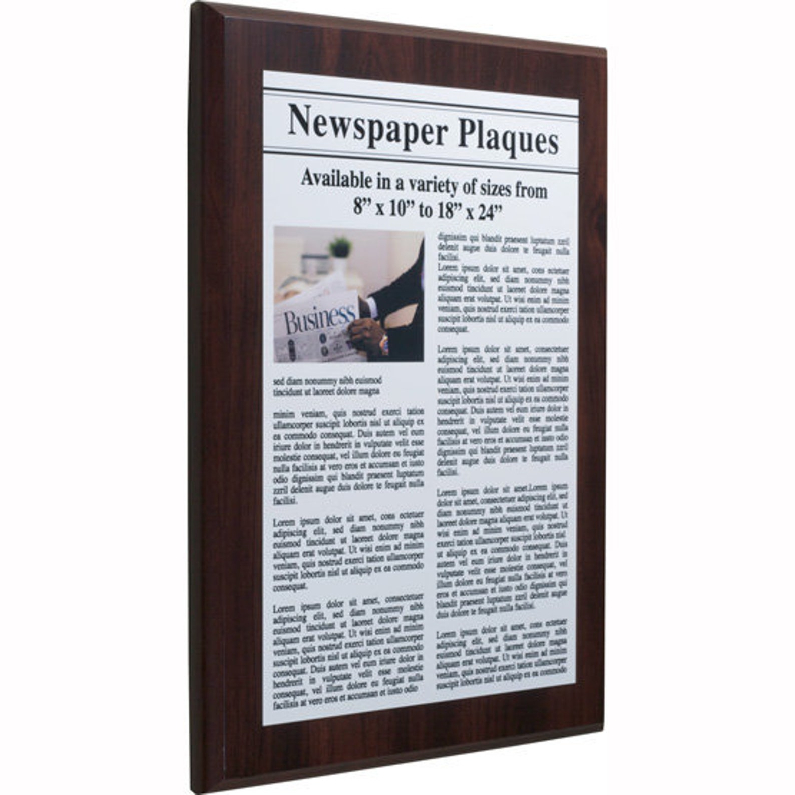 Personalized Newspaper Plaque - Simply Provide the Article and Optional ...