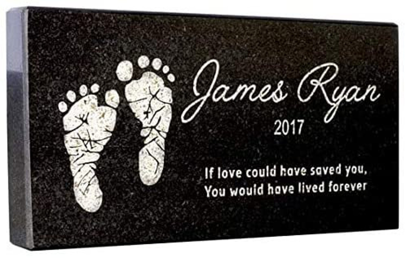 Personalized Granite Headstones With Laser Engraved Photo - Etsy