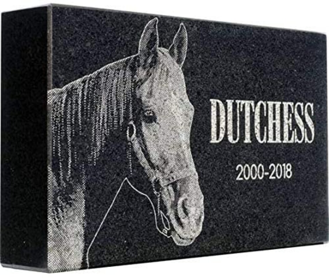 Personalized Granite Headstones With Laser Engraved Photo - Etsy